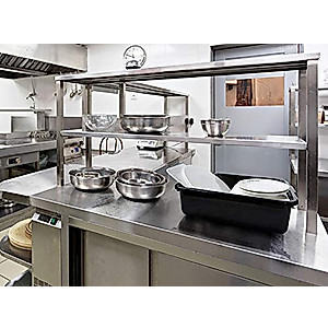 4-Pack Commercial Bus Tubs 8 Litre, Black Plastic Bus Box/Tote, Bus Wash Dish Basin Pans