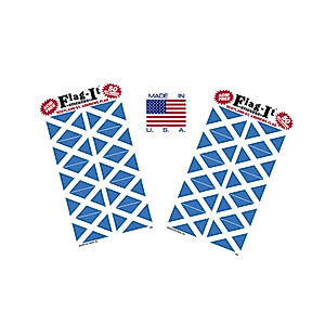 Made in The USA! 2 Packs of Flag-It Scotland Cross Flag Stickers, 100 Scotland Cross Sticker Decals