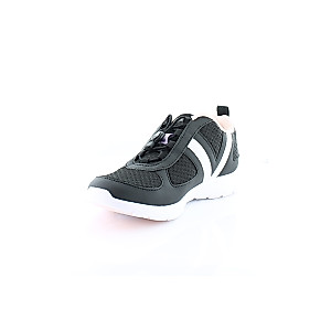 Vionic Women's Brisk Maren Leisure Sneakers - Supportive Walking Shoes That Include Three-Zone Comfort with Orthotic Insole Arch Support, Medium and Wide Fit Black 7 Medium US