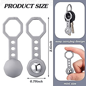 2 Pcs Magnetic Stud Finder Wall Scanner Metal Stud Detector with 27 Pounds of Pull No Batteries Required Stud Sensor for Drywall, Wood or Plywood Paneling, Ceramic Tiling, Grey