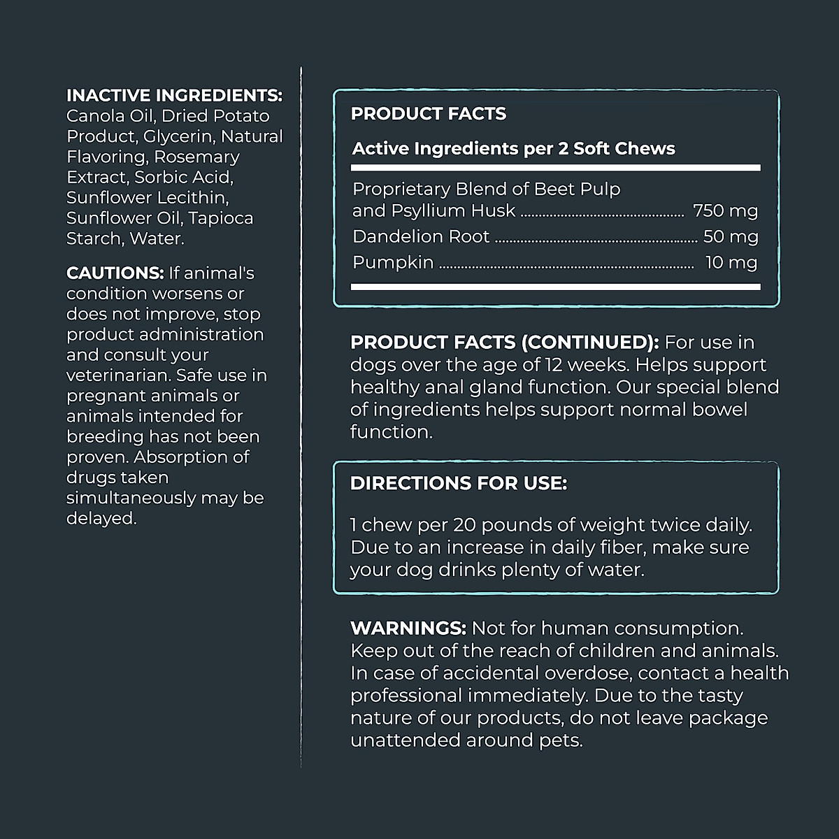 Mighty Paw Waggables Mighty Scoot (Made in USA) | Dog Digestive Support Anal Gland Chews. Dog Anal Gland Scoot for Dogs. Beet Pulp & Pumpkin Dog Fiber Supplements. Pet Bowel Gut Health (120 Count)