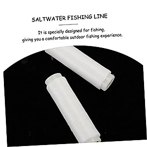 INOOMP 2 Rolls High Elastic Fishing Line Invisible Fishing Nylon Fishing Wire Fishing String Mono Fishing Line Wear-Resistant Fishing Line Portable Fishing Line Outdoor Fishing Line Braid