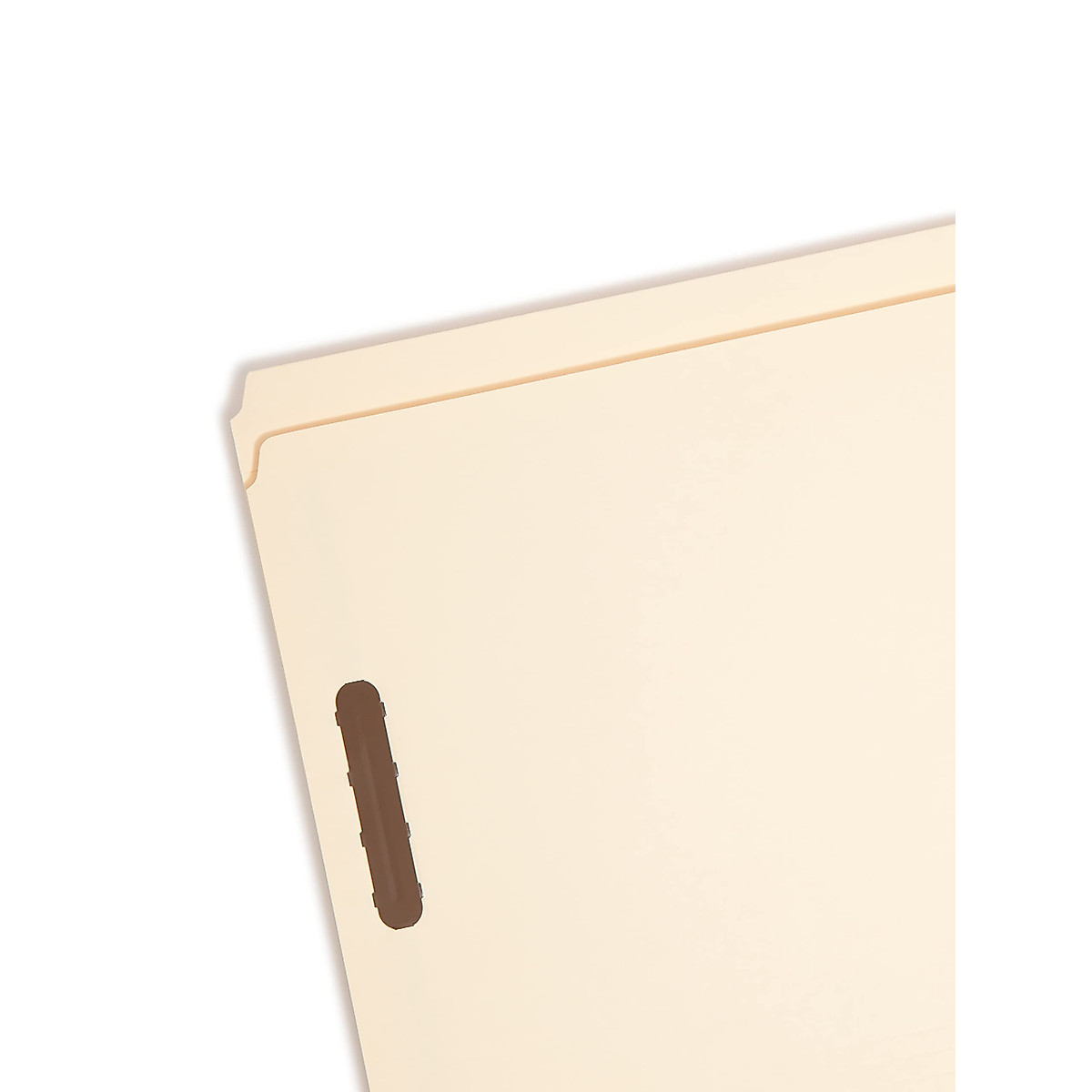 Smead Fastener File Folder, 2 Fasteners, Reinforced Straight-Cut Tab, Letter Size, Manila, 50 per Box (14513)