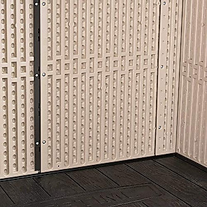 Lifetime 60326 Vertical Storage Shed, Pack of 1, Desert Sand