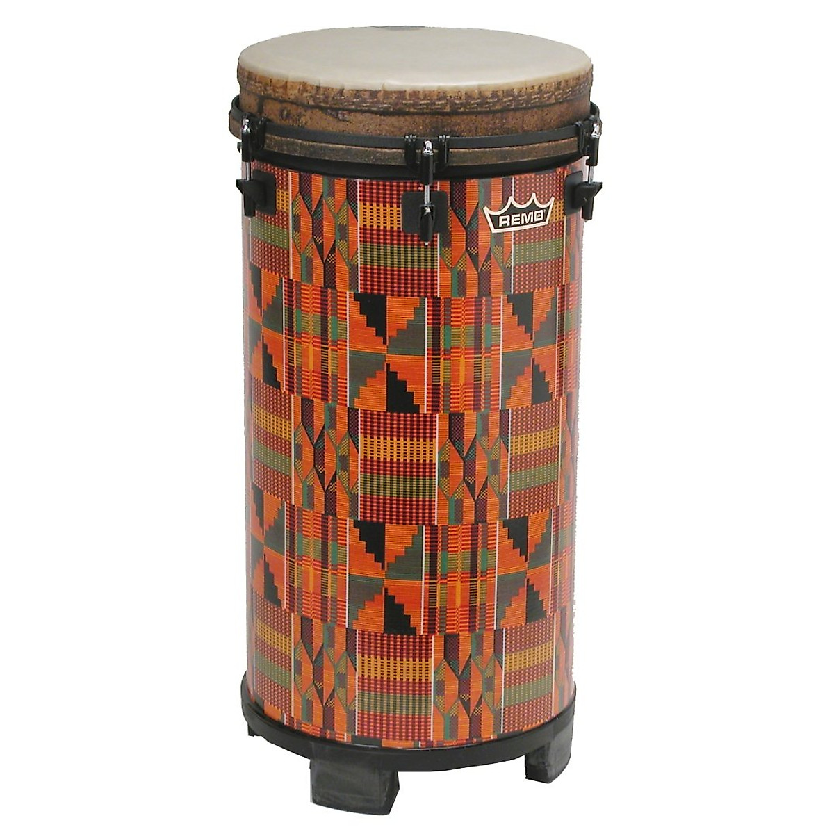 Remo TUBANO®, Drumkey Tuned, 12" Diameter, 27" Height, Fabric Kintekloth