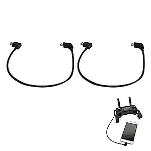 2 Pcs Cable for DJI MAVIC PRO AIR Drone Remote Controller RC to Type-C USB Phone New