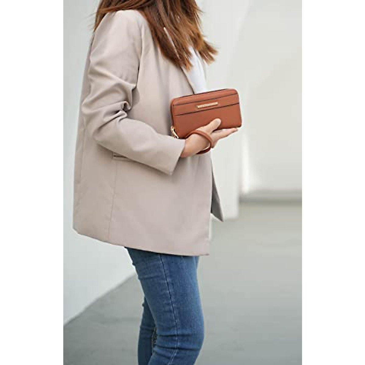 MKF Collection Tote Bag set for Women’s, Handbag Wristlet Wallet, Vegan Leather Top-Handle Tote Purse