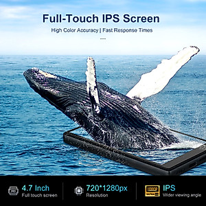 80GB MP3 Player with Bluetooth and WiFi, SWOFY 4.7-inch Full Touch Screen MP3 & MP4 Player, Supports Spotify, Pandra, Android Streaming MP3 Player with Audible, Kids MP3 Player