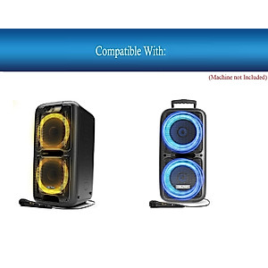 UpBright 2-Prong AC Power Cord Compatible with Dolphin Audio SP-2100RBT SP-2120RBT SP-1070RBT SP-1080RBT SP-1270RBT WaveSync Dual 10" 12" Karaoke Party Portable Bluetooth Speaker SP2100RBT SP2120RBT