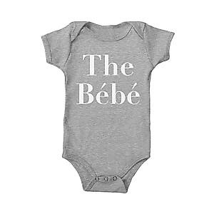 The Bebe - Baby Moira TV Show Parody Bodysuit (Light Gray, 6 Months)