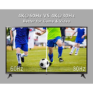 QuadriValue USB-C to DisplayPort Adapter, Thunderbolt 3, 6FT Long, DP 1.4, Compatible with Samsung Galaxy S20, LG G8, OnePlus 7 Pro, HTC U11+ and More