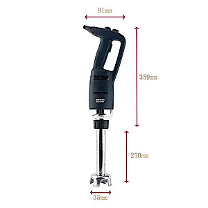 Zz Pro Commercial Electric Big Stix Immersion Blender Hand held variable speed 500 Watt Mixer with 10-Inch Removable Shaft, 15-Gallon capacity(LW500S10)