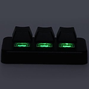 Zyyini Mechanical Keyboard, USB Mini 3 Keys Keyboard RGB Mechanical Gaming Keyboard, Wired//BT 3 Mode Connector, HID Programming Macro for Dos,for Windows,for Android