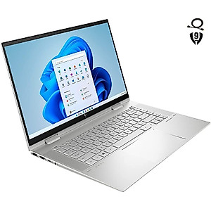 HP Envy x360 2-in-1 15.6" FHD Touchscreen Laptop, Intel Core i5-1155G7, 8GB RAM 512GB SSD, Wi-Fi, Bluetooth, HDMI, Webcam, Backlit Keyboard, Fingerprint Reader, Windows 11 Home, Natural Silver