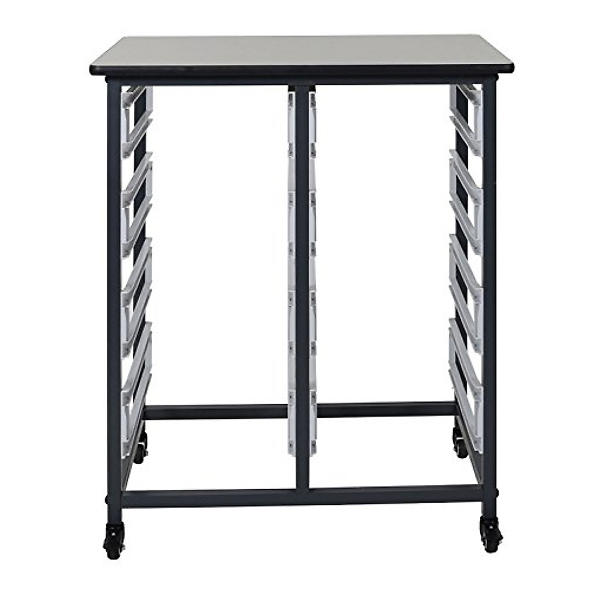 LUXOR MBS-SR-8S Mobile Bin System - Single Row