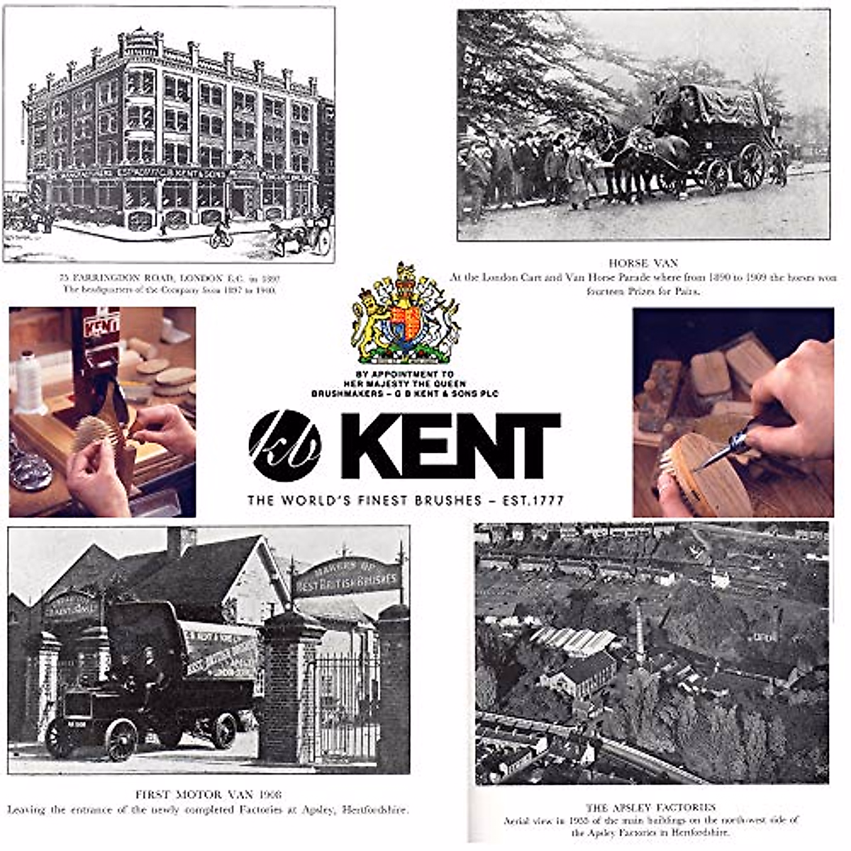 Kent 83T Small Gentleman's Beard and Mustache Pocket Comb, Fine Toothed Pocket Size for Facial Hair Grooming and Styling. Saw-cut of Quality Cellulose Acetate, Hand Polished. Hand-Made in England