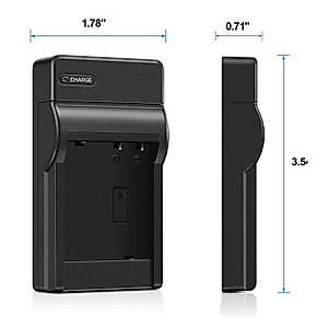 Battery Charger for Nikon EN-EL19 and Coolpix W100, W150, A100, A300, S32, S33, S100, S5200, S5300, S6400, S6500, S6600, S6700, S6800, S6900, S7000 Digital Camera