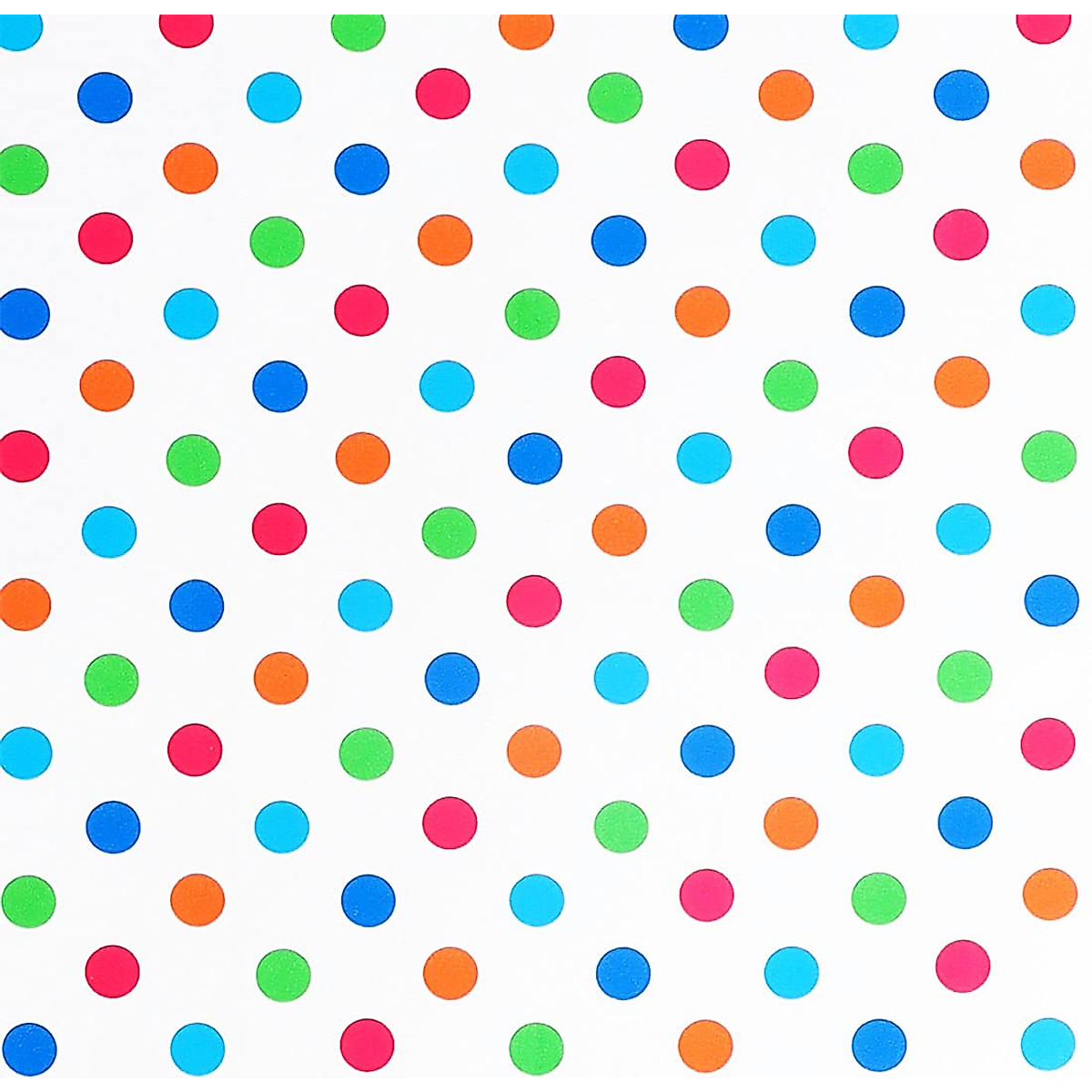 GLOW4U Self Adhesive Polka Dots Shelf Drawer Liner Vinyl Contact Paper for Cabinets Drawer Dresser Arts and Crafts 17.7 x 78 Inches
