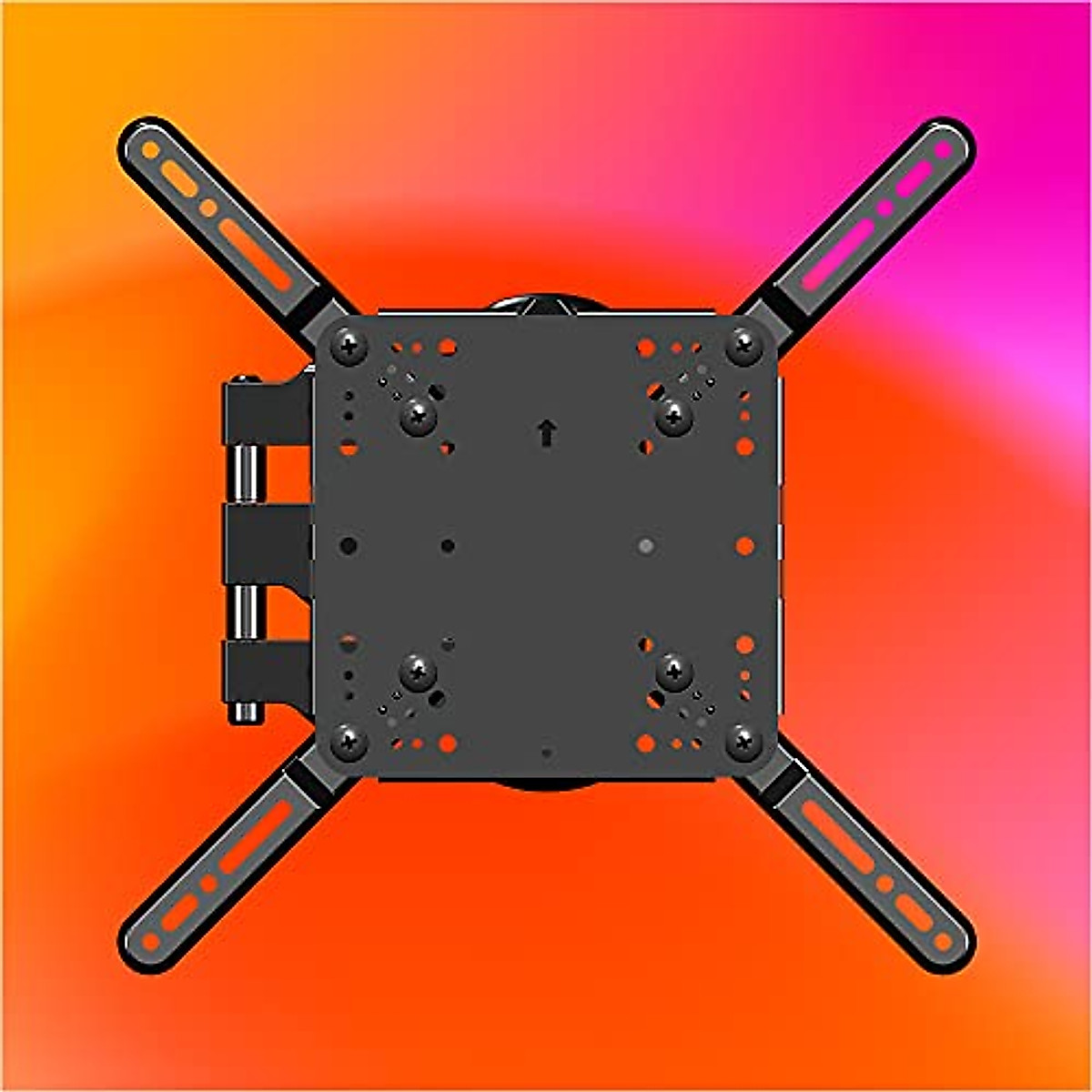 Amazon Fire TV 75" Omni Series 4K UHD smart TV bundle with Full Motion Wall Mount and Red Remote Cover