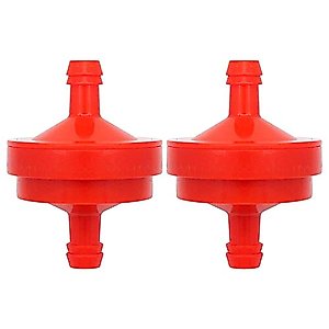 394358 AM38708 298090 Lawn Mower 1/4" Inline Gas Fuel Filter for B & S BS 394358S 5098K 7-6572 1/4" Inline Gas 75 Micron Assembly (2/Pack)