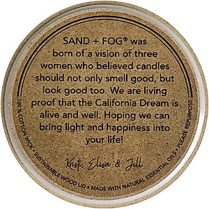 Sand + Paws Scented Candle - Frazier Fir – Additional Scents and Sizes – 100% Cotton Lead-Free Wick - Luxury Air Freshening Jar Candles - Perfect Home Decor – 23oz