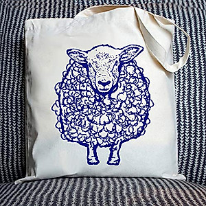 Lexy the Sheep Tote Bag by Pet Studio Art