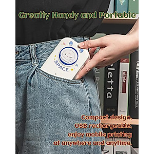 Memoking D30 Cute Label Maker - Upgraded D30 Thermal Label Printer Bluetooth Thermal Label Maker Thermal Label Maker Machine, Compact Bluetooth Label Sticker Printer