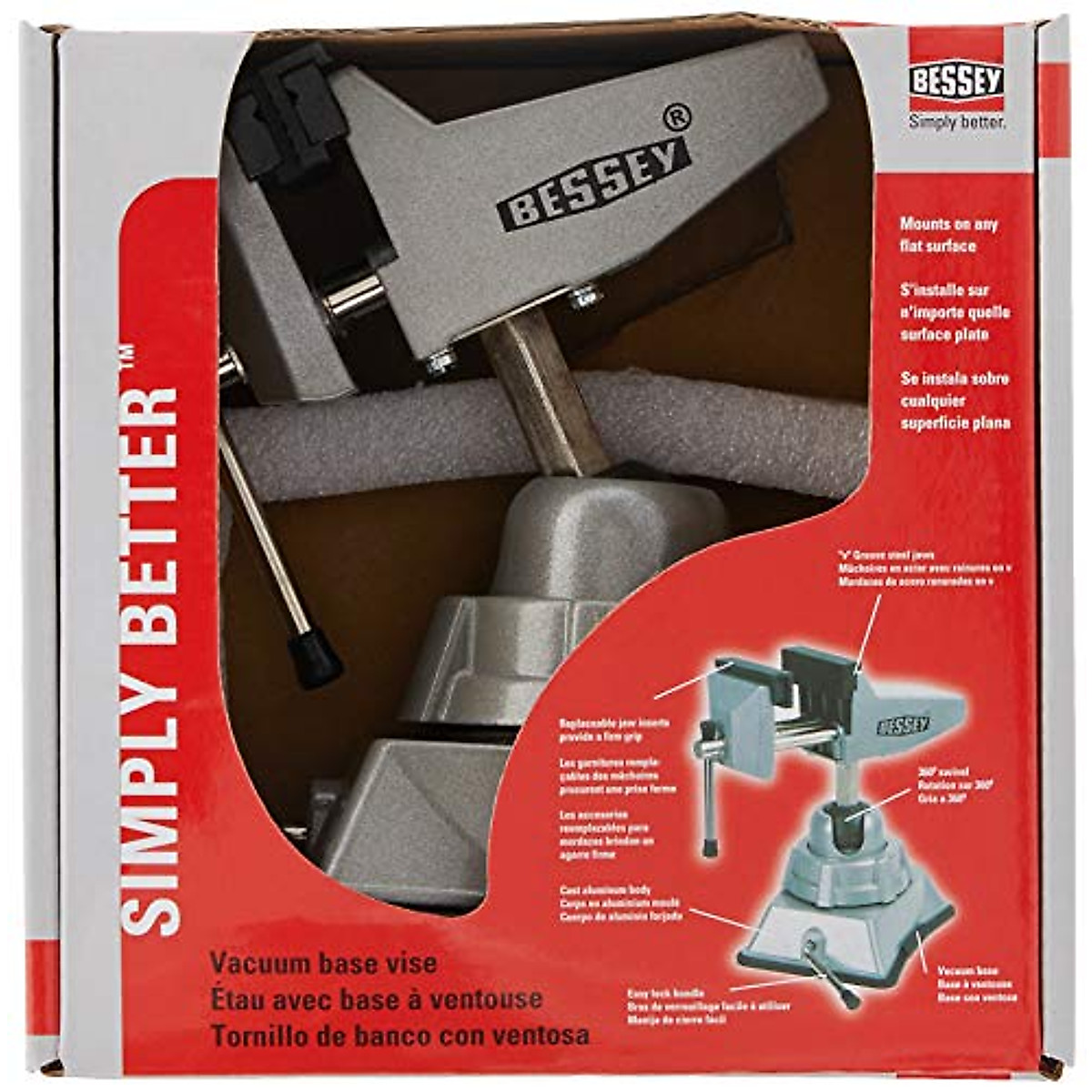 BESSEY BV-VB Vacuum Base Vise