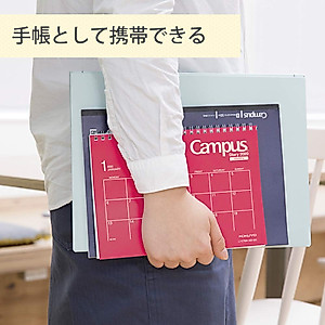 JAPANESE CALENDAR Kokuyo Campus Diary Handbook Tabletop 2020 A5 Monthly Grey Ni-CTMM-A5-20 Starting December 2019