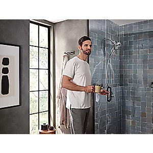 Moen N400H0CH Quattro Handheld Four Unique Shower Experiences and Magnetix Dock, Chrome