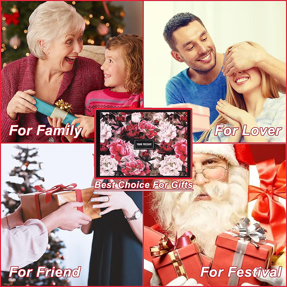 Cloudecor 15Pcs Artificial Roses Velet Real Touch Single Stem Fake Roses Silk Realistic Bouquet Flowers Arrangements Home Office Garden Grave Party Wedding Decoration(Pure White-15p, Blossom Roses)