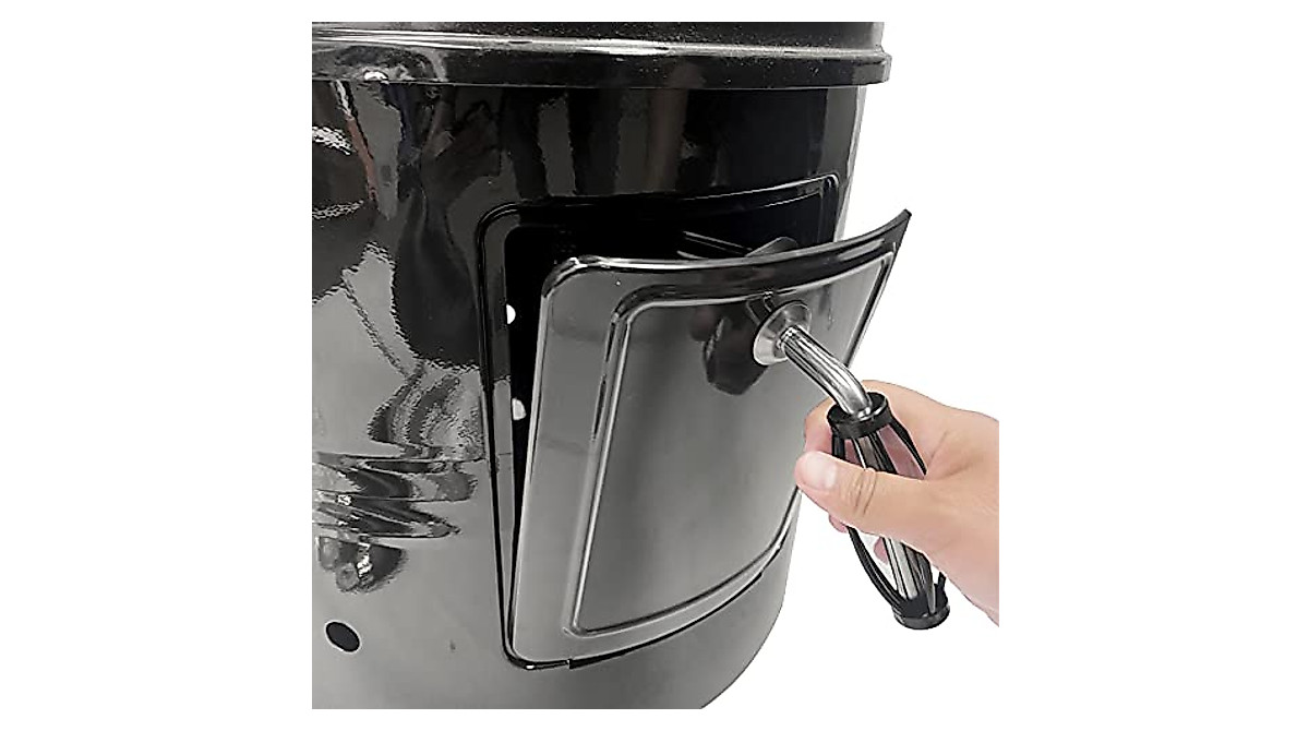 Big Bad Barrel Pit Smoker 5-in-1 Charcoal Grill for Outdoor Cooking