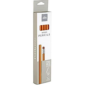 Office Depot® Brand Wood Pencils, #2 HB Medium Lead, Yellow, Pack Of 12
