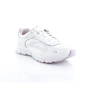 Ryka Womens Harlee Lace Up Athletic and Training Shoes White 8 Wide (C,D,W)