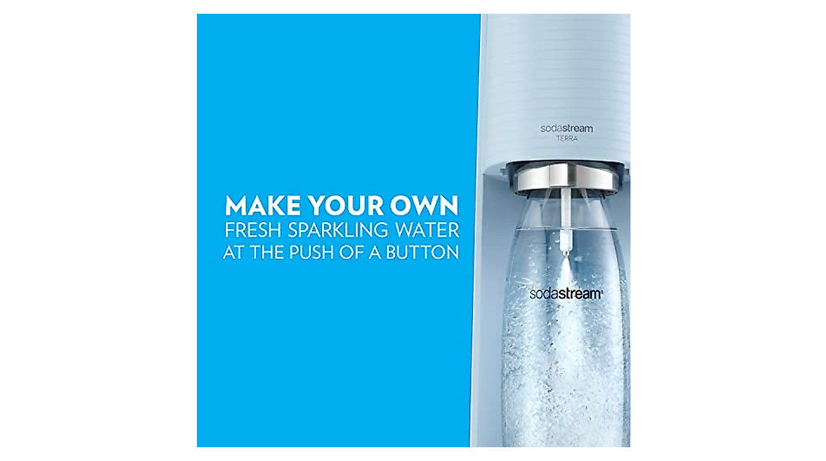 SodaStream Terra Sparkling Water Maker - Misty Blue