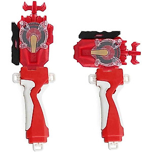 SUPERBLADE Blade Toy Set Battling Game Toys Sparking Launcher Grip Bey Battling Top Burst B-145 DX Starter Venom Diabolos.Vn.Bl Left and Right Launcher Play Blades Gaming Toy Set Gift for Boys 4-8-12+