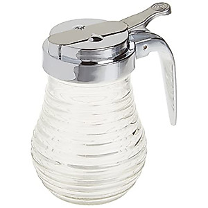 American Metalcraft 6 oz Beehive Syrup Dispenser Black
