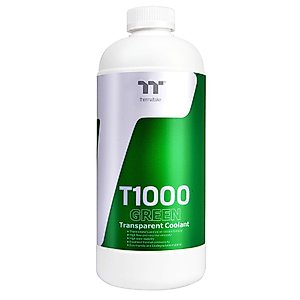 Thermaltake T1000 1000ml New Formula Green Transparent Water Cooling Solution Anti-Corrosion Anti-Freeze Minimize Precipitation CL-W245-OS00GR-A
