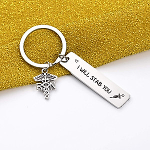 7RVZM Nurse Keychain Nurse Jewelry Medical Gift Nursing Keychain RN Registered Nurse Gift Nurse Graduation Jewelry Medical Jewelry Medical Student Gift Nurse Birthday Gift