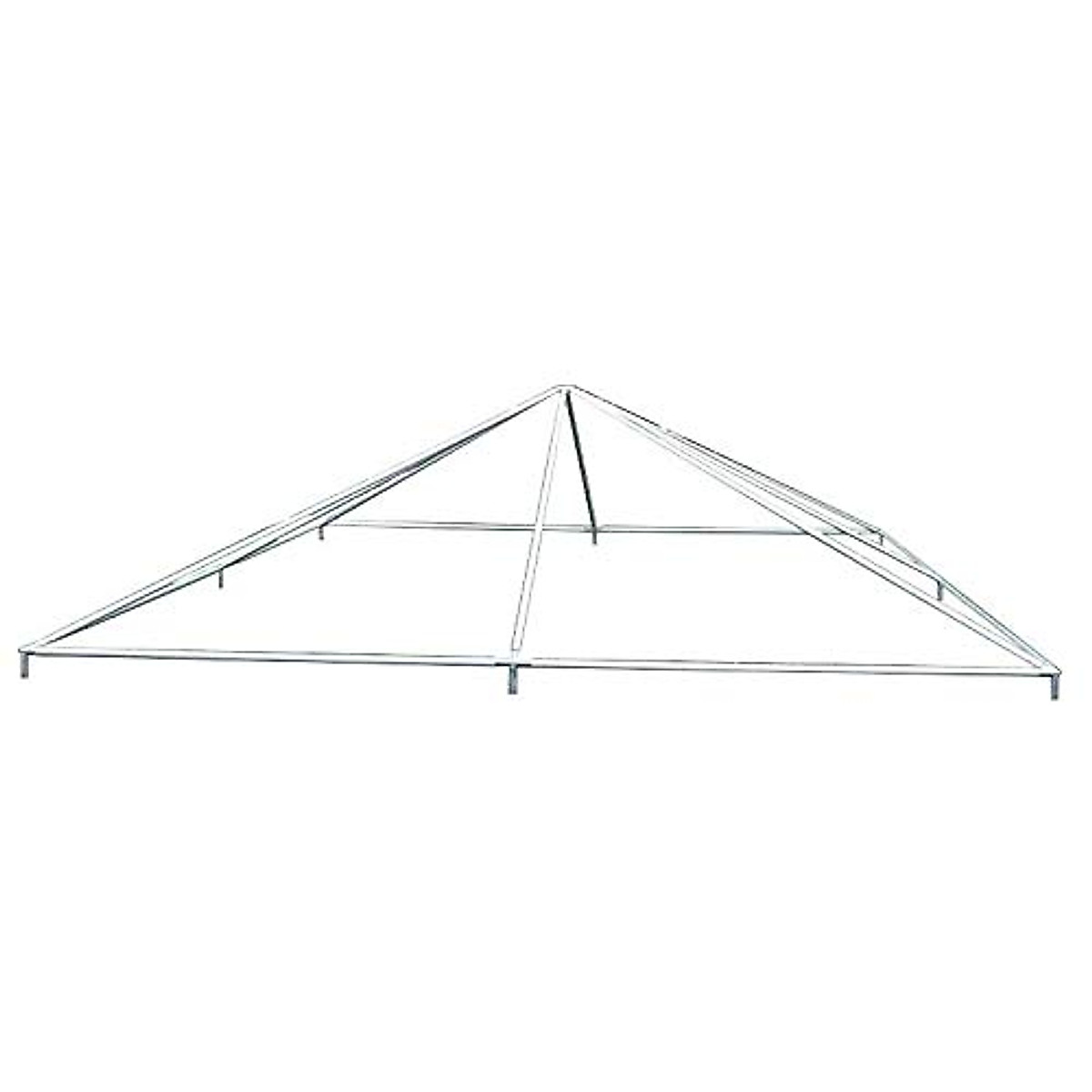 TentandTable 20' x 20' West Coast Frame Canopy Tent, White Two-Piece Top, Indoor/Outdoor, 33-80 Person, for Parties and Vendor Events, Heavy Duty, Waterproof Vinyl Tents, Commercial, Residential Use