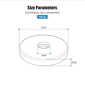 Shower Flange Cover, 3.5” Oversized Shower Arm Flange Replacement Round Escutcheon Cover Plate for Shower Head Arms, Chrome