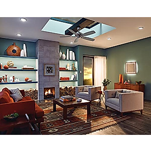 Kichler Gen I LED Downlight in White, 7.5" Ceiling Flush Mount Interior Dimmable Light, 3000K, (7.5" x 1.5"), 43846WHLED30