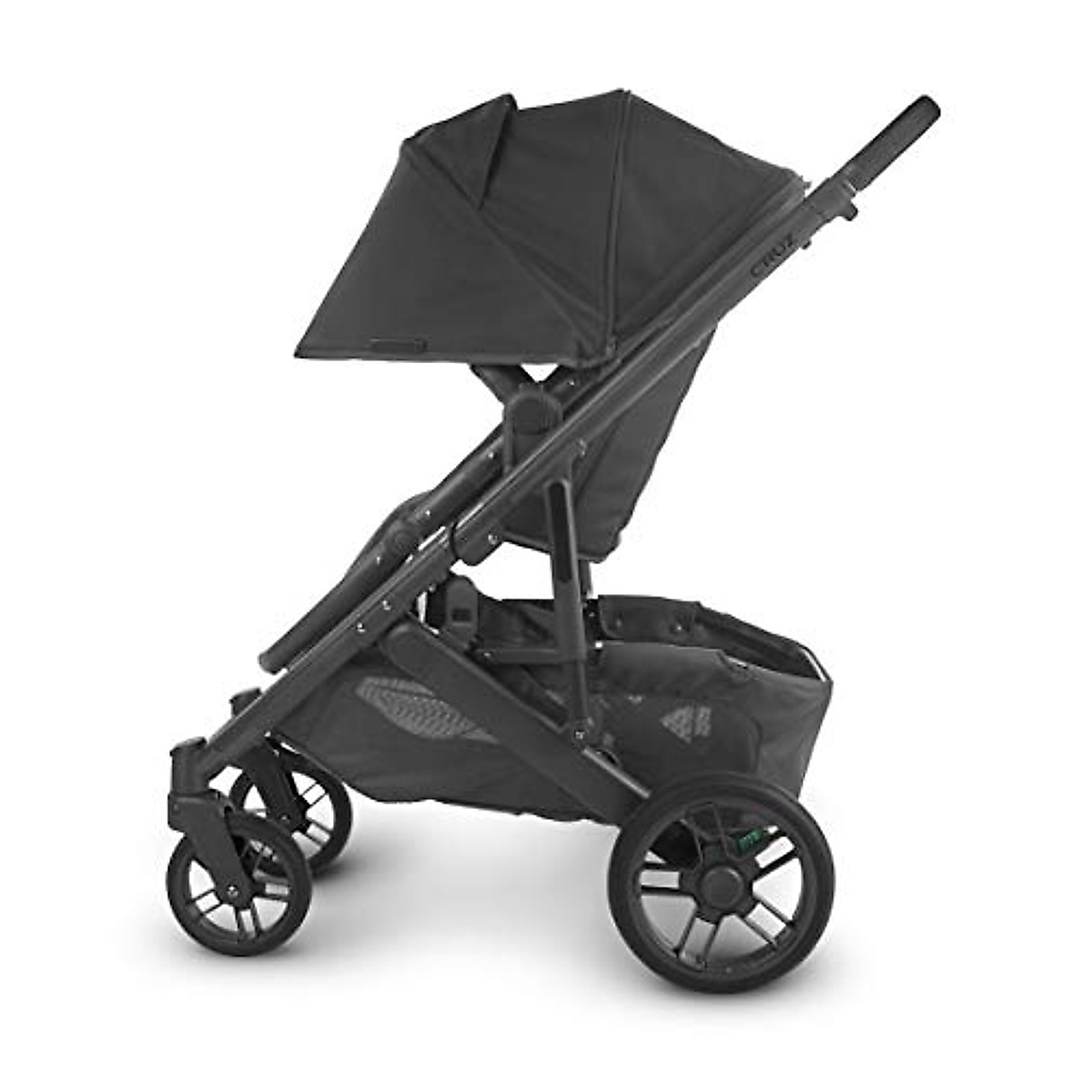 Cruz V2 Stroller - Jake (Charcoal/Carbon/Black Leather) + MESA V2 Infant Car Seat - Jake (Charcoal)