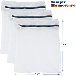 Simple Houseware Laundry Bra Lingerie Mesh Wash Bag (3 Medium)