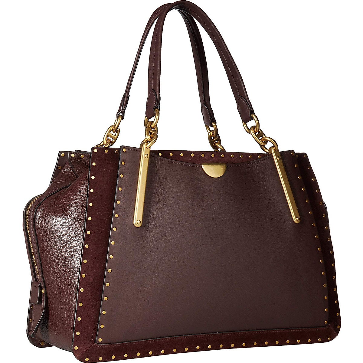 COACH Dreamer 36 in Rivets B4/Oxblood One Size