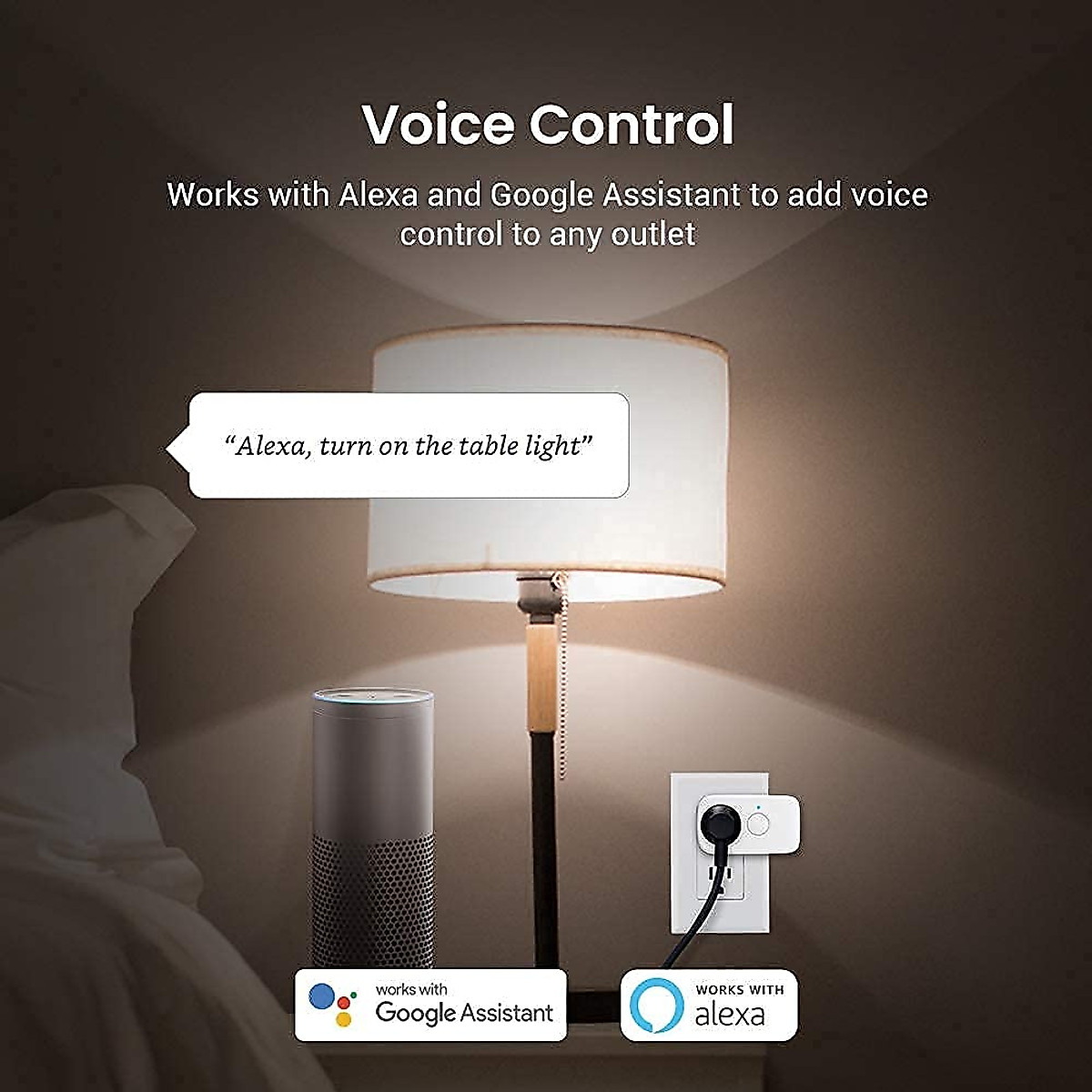 BroadLink Smart Plug Mini, Smart Wi-Fi Timer Outlet Socket Works with Alexa, Google Home, IFTTT, Support Both 2.4G and 5G Wi-Fi