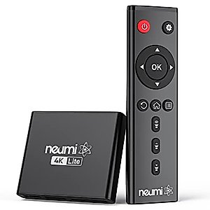 NEUMI Atom 4K Lite Ultra-HD Digital Media Player for USB Drives and SD Cards - Plays 4K/UHD Videos, HEVC/H.265, HDMI and Analog AV, Automatic Playback, Looping, Trigger Capability