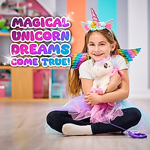 Greenbo Unicorns Toys for Girls Age 4-6 - Includes Multifunctional Unicorn Gifts, Painting Kit Crafts for Kids, and Unicorn Dress - Fun and Engaging Birthday Gifts for Girls Ages 3, 4, 5, 6, and Up