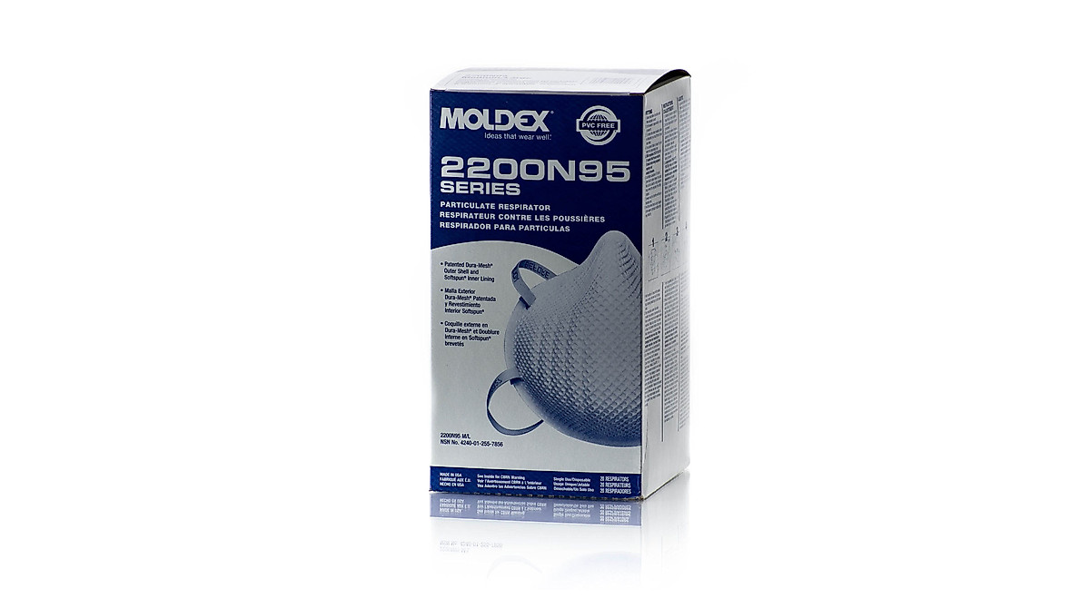 Moldex 2200 Respirator Masks - Comfort & Protection