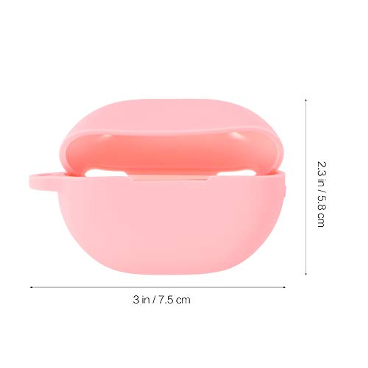 Gatuida ser of 2 Silicone Earbuds Case small earphone case Earphone Case cover for earphone Clear Earphone
